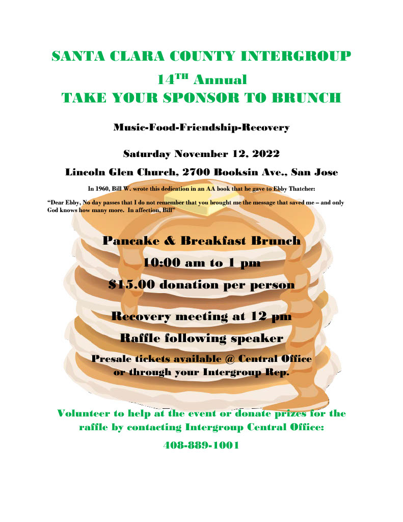 14th Annual Take Your Sponsor To Brunch - Santa Clara County Fellowship ...